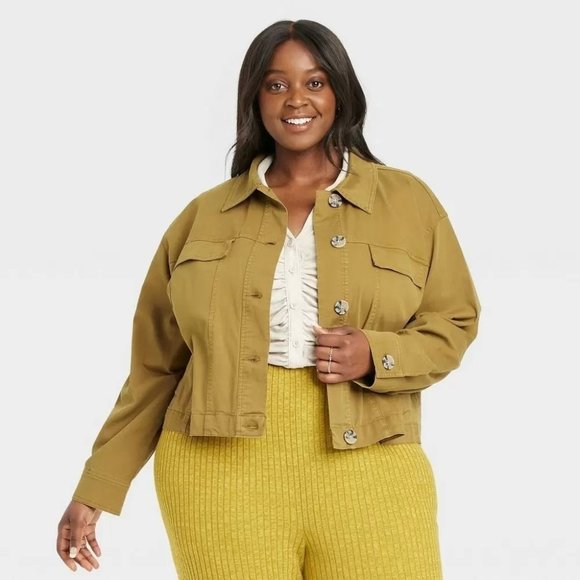 Ava & Viv | Jackets & Coats | Womens Plus Size Anorak Jacket Ava Viv Green X | Poshmark